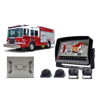 China Full 360° Panoramic Camera System for Fire Trucks and Large Vehicles for Enhanced Visibility for sale