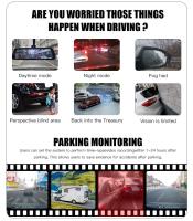 China Professional 360 Degree Car Camera System AHD 1080P Real Time Surround View DC 12V for sale