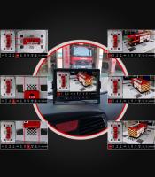 China Heavy Duty Navigation System 360 View AHD 1080P Camera Real Time Parking Assistance DC 12V for sale