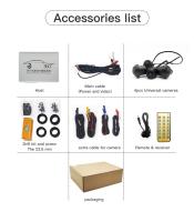 China Smart 360° Car Camera System with AHD 1080P and Real-Time Surround View for Driving Safety for sale