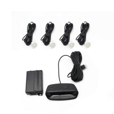 China Car Reverse Parking Sensor System with 4 Sensors, DC12V Power, IP67 Waterproof Rating and 70-80dB Audible Alarm for sale