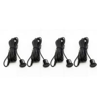 China 8 Black Parking Sensor System with 0.3-2.2m Detection Range, 9-36V Universal Vehicle Backup Warning Radar for sale