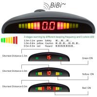 China Reverse Backup Camera System with 4 Radar Sensors IP67 Parking Alarm Kit for Cars SUVs for sale