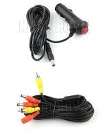 China Rustproof DC24V Cigarette Lighter Plug Cable 10m 16AWG Pure Copper for Dash Cam with Weatherproof Cover for sale