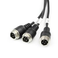 China Trailer Retractable Cable 4-Pin Aviation Plug 8M Heavy Duty TPU Sheath Coiled Wire for Semi-Trailer Monitoring System for sale