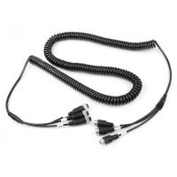 China Trailer Retractable Cable 4-Pin Aviation Plug 8M Heavy Duty TPU Sheath Coiled Wire for Semi-Trailer Monitoring System for sale