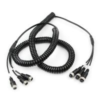 China 8 Meter PU Backup Reversing Camera Extension Cable with 12V-24V DC Power and 18 Month Warranty for sale