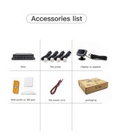 China Universal 16.5mm 4 Probe Parking Sensor System LCD Distance Display Car Reverse Backup Radar for sale