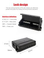 China Universal 16.5mm 4 Probe Parking Sensor System LCD Distance Display Car Reverse Backup Radar for sale