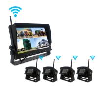 China KINGCROWN 10-Inch 4CH Wireless Backup Camera System with 1080P Monitor and IP69K Waterproof Rating for Trucks and RVs for sale
