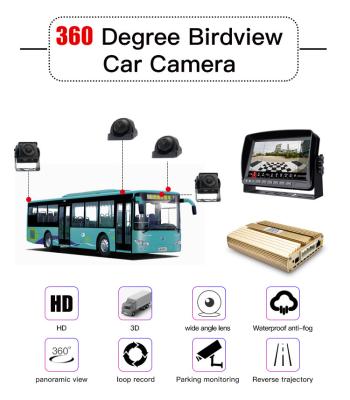 China Night Vision Car Camera Wide Angle 170 Degree IP67 Waterproof Loop Recording TF Card Slot for sale