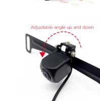 China Universal Rear View Backup Camera with 170° Viewing Angle and IP68 Waterproof Rating for Car License Plate Mounting for sale