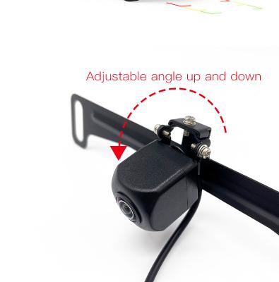 China Universal Rear View Backup Camera with 170° Viewing Angle and IP68 Waterproof Rating for Car License Plate Mounting for sale
