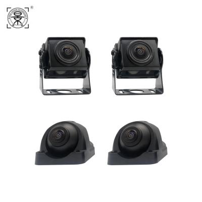 China KINGCROWN 720P Waterproof 4 Sensor Parking System 12V DC Ultrasonic Reverse Aid for sale