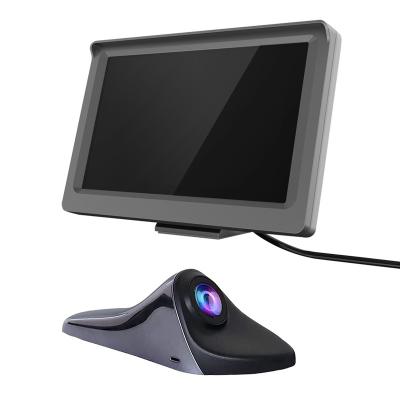 China KINGCROWN OB-K5 Rear View Mirror Dash Cam with 800x480 Display and Side Camera - 300cd/m² Brightness, IP67 Waterproof for sale