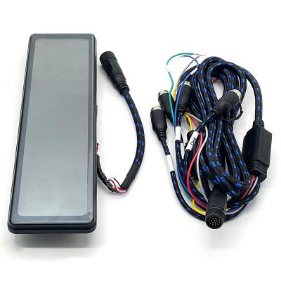 China 12.3 Inch 1080p Full HD Digital Car Rear View Monitor with 170° Wide Angle Blind Spot Detection for sale