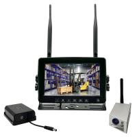 China 7 Inch Digital Wireless Rear View Camera System, Battery Powered & Waterproof Monitor Kit for Forklift, Truck Parking Assistance for sale