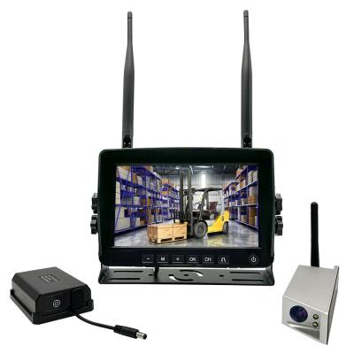 China Heavy Duty Wireless Vehicle Camera System 7 Inch Display 1080P IP68 for Forklift Warehouse Safety for sale