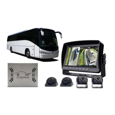 China Heavy Duty Vehicle 3D Bird View Camera 1080P Night Vision Blind Spot Monitoring System 12V 24V for sale