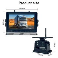 China Wireless 1080P Car Rearview Camera System 7 Inch Monitor IP68 Waterproof for Trucks for sale