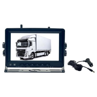 China Wireless 7 Inch Display Truck Reversing Camera Kit 1080P IP68 Waterproof Night Vision for sale
