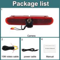 China AHD 1080P 170° Fisheye Lens Rear View Camera, LED Brake Light Camera for Volkswagen VW Caddy Panel Life 2003-2019 OEM for sale