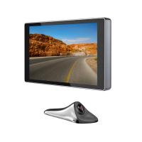 China Blind Zone Display System 5 Inch LCD Screen Shark Fin Rear View Camera 150 Degree Wide Angle 1080P HD DC 12V 24V for sale