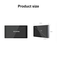 China Blind Zone Display System 5 Inch LCD Screen Shark Fin Rear View Camera 150 Degree Wide Angle 1080P HD DC 12V 24V for sale