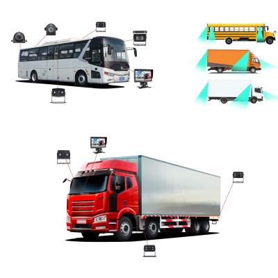 China Truck MDVR Camera Kit with Multi-View Display and GPS Tracking for Fleet Control for sale