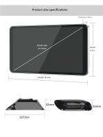 China Dual-Lens 1080P Electronic Rearview Mirror 6 Inch IP68 Waterproof Aluminum Body Car Camera for sale