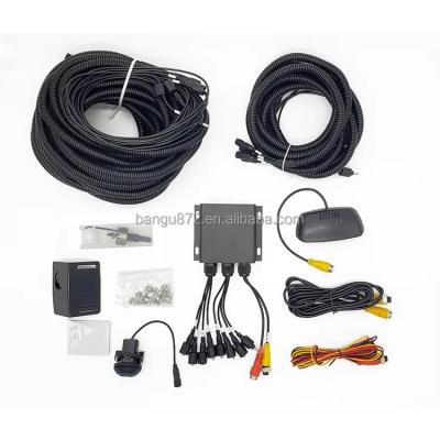China 4 Sensor LED Parking Radar System 12V Waterproof Reverse Sensor for Trucks Cars for sale