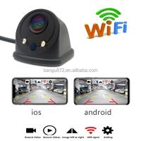 China Wireless WiFi Rear View Camera 720P HD 140 Degree Wide Angle IP67 Waterproof for Car Truck Bus Van for sale
