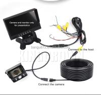 China 4 Pin Aviation Cable Pure Copper Core Spiral Flexible Zinc Alloy Nut 12-24V for Vehicle Camera Monitoring for sale