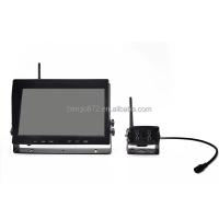 China 10 Inch 4 Channel Digital Wireless Backup Camera Monitor Kit with Infrared Night Vision for Heavy Duty Vehicles for sale