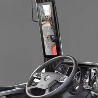 China 15.88 Inch Dual Screen Electronic Rear View Mirror for Trucks with Blind Spot Detection and DVR Recording for sale