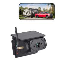 China WiFi Solar Powered Camera, Front Rear Side View Cam Compatible with IOS Android for Winnebago Bus Van Truck RV Camper OEM for sale