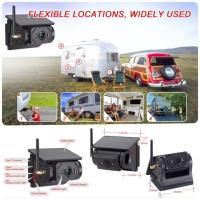 China WiFi Solar Powered Camera, Front Rear Side View Cam Compatible with IOS Android for Winnebago Bus Van Truck RV Camper OEM for sale