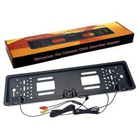 China Hot Selling EU Car License Plate Frame Camera, IP67 Waterproof Rear View Backup Reversing Parking Camera with Radar Kit, OEM Available for sale