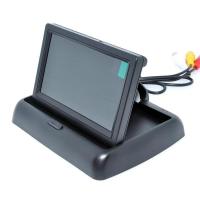 China 5 Inch TFT LCD Foldable Car Rear View Monitor with Adjustable Screen Viewing Angle and DC 12V Standard Vehicle Voltage for sale