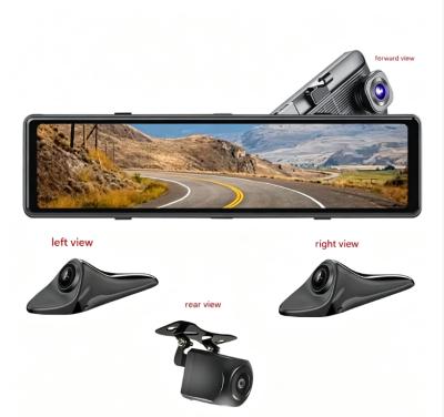 China WIFI 4CH Rearview Mirror Dashcam, 11.26 Inch 1080P Car DVR with GPS & Night Vision for Toyota, OEM Available for sale