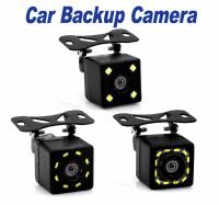 China 4/8/12 LED IR Night Vision Backup Reverse Camera 170 Degree Wide Angle HD Color Image Waterproof Car Rear View Parking Camera for sale