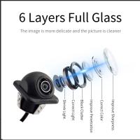 China Universal 720P AHD AV CCD Small Straw Hat Reverse Camera Rear View Stereo for Cars for sale