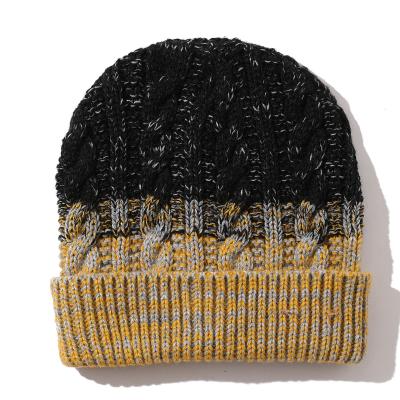 China COMMON Autumn Winter Beanie Hat Womens 2021 Fashion Outdoor Leisure Windproof Warm Knitted Hat for sale