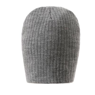 China COMMON 100% Acrylic Custom Knitted Beanies Adults Plain Knitted Fisherman Beanie Hat for sale