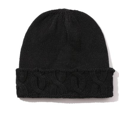 China New Arrival COMMON Beanie Knitted Hat Women Popular Acrylic Beanie Knit Hat Adult Winter for sale