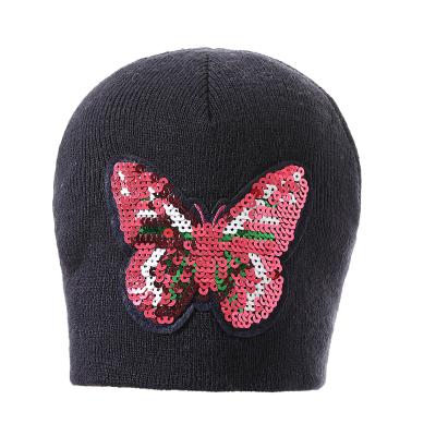 China JOINT Wholesale Custom Knitted Hats Embroidered Logo Warm Beanie Women Winter Hat for sale