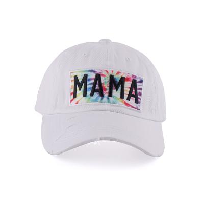 China JOINT wholesale high quality sports hats white print golf sports caps sports baseball cap for sale