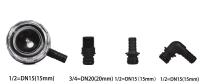 China FLOWGUIDE DC pump universal hosing fittings pump strainers water filters for sale