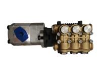 China FLOWMONSTER BM-F5 high pressure triplex plunger pump driven by hydraulic motor 11-15.5LPM 150-250Bar for sale