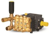 China FLOWMONSTER belt driven washer pump 3WZ-1803NA high pressure triplex plunger pump 150Bar 3GPM for sale